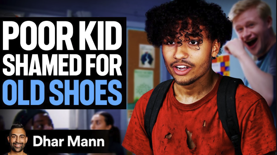 POOR KID Shamed For Old Shoes Ft. Foltyn - Dhar Mann